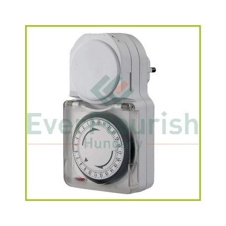 IP44 daily analog timer 3680W 16A